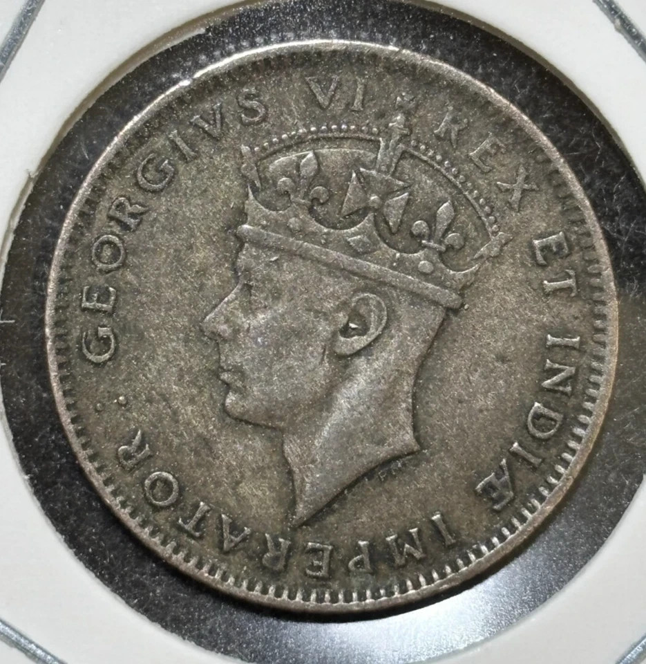 East Africa 1937, 50 Cents - George VI .250 Billon Silver Coin | eBay UK