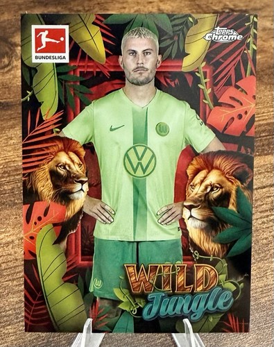 2024-25 Topps Chrome Bundesliga Jonas Wind Wild Jungle Lion Variation # ...