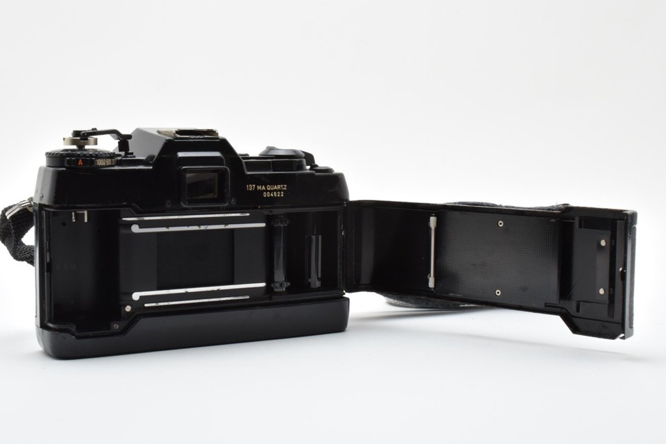 "Exc+5!" w/Strap Contax 137 MA Quartz SLR Film Camera Black Body Japan ...