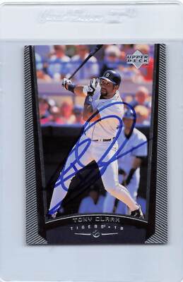 1999 Upper Deck #93 Tony Clark Tigers Signed Auto *H5082 | eBay