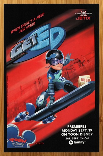 2001 Get Ed Cartoon TV Series Print Ad/Poster Jetix Toon Disney Promo ...