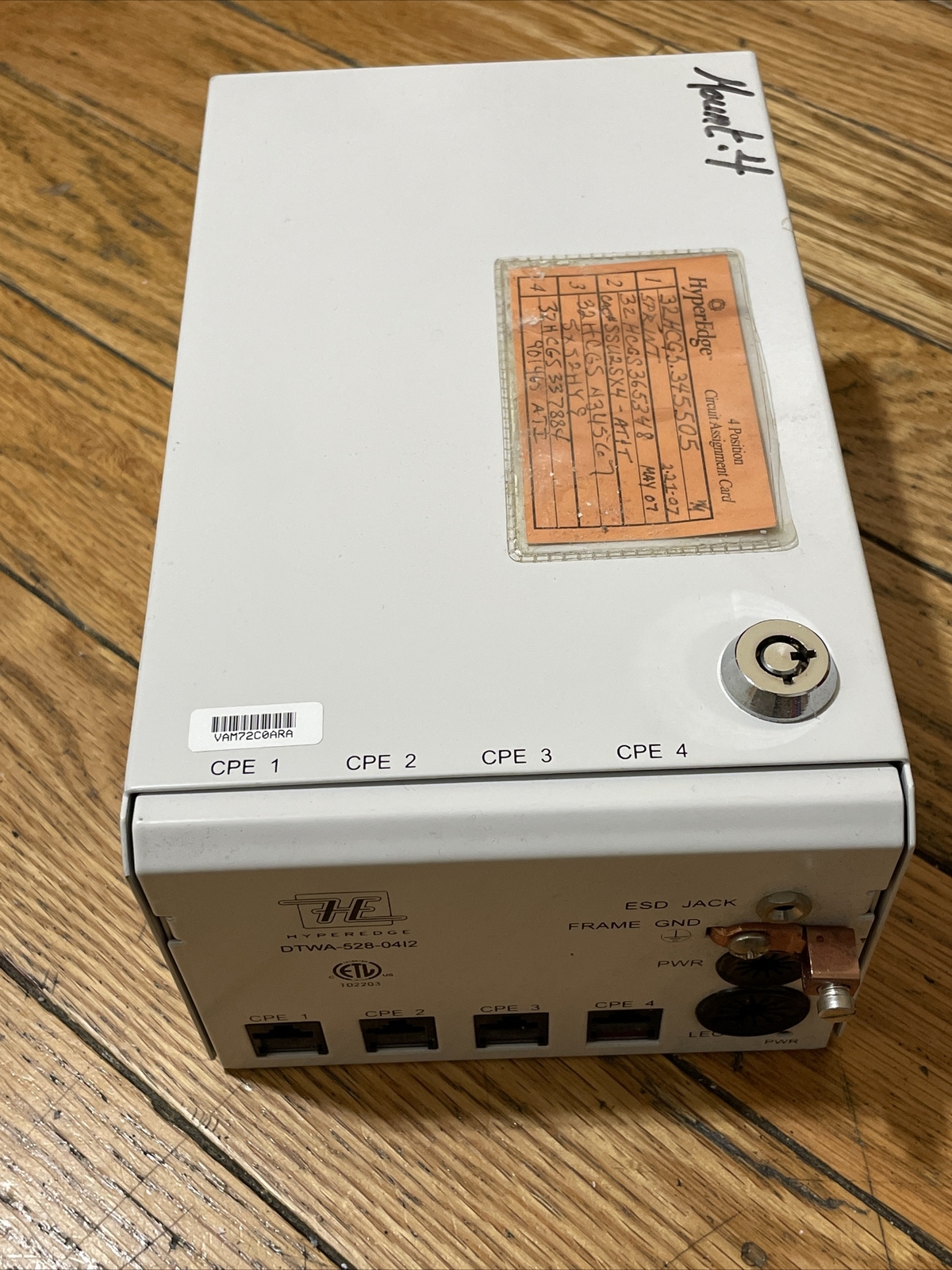 HyperEdge DTWA-528-0412 Digital Terminal With Adtran + (4) 1223026L1 H ...