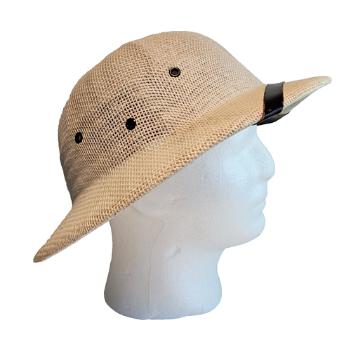 MENS PUERTO FINO MESH SAFARI EXPLORER PITH HELMET ADJUSTABLE HAT | eBay