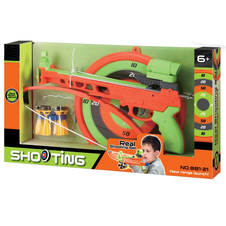 Kids Crossbow Set With Bolts Target Gun Arrows Archery Shooting Garden ...