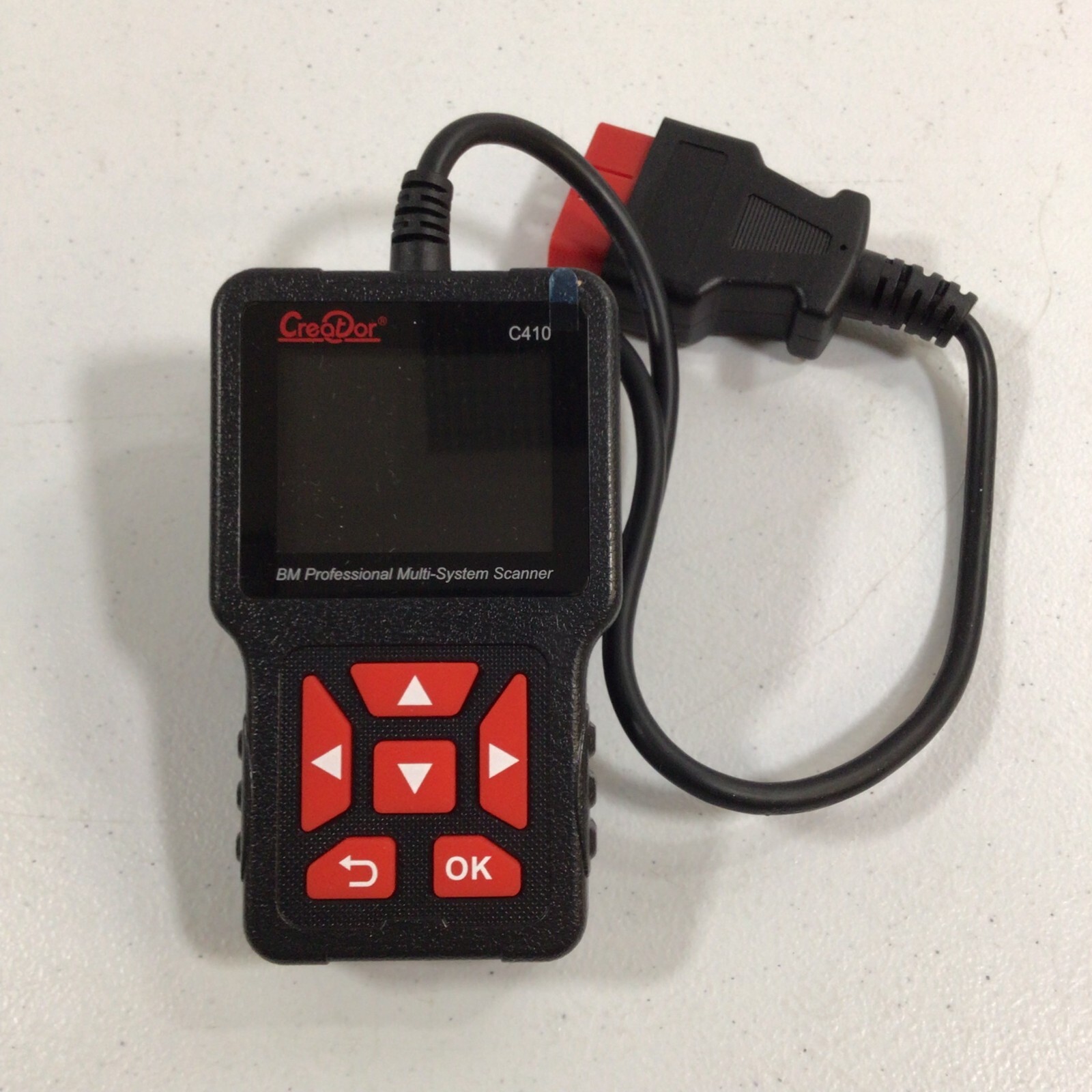 Creator C410 Red Black OBDII/EOBD BM Professional Multi- System Scanner ...
