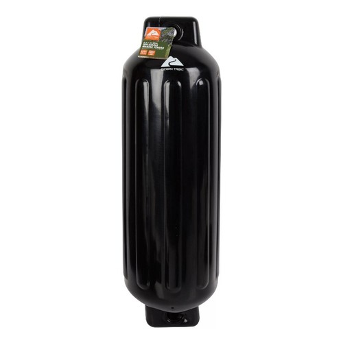 Ozark Trail 8.5" x 27" Inflatable Boat Bumper Marine Boat Fender, Black ...