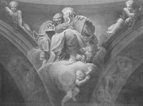 BIBLE Saint Luke & Saint Ambrose by Correggio in Parma - 1881 Heliotype ...