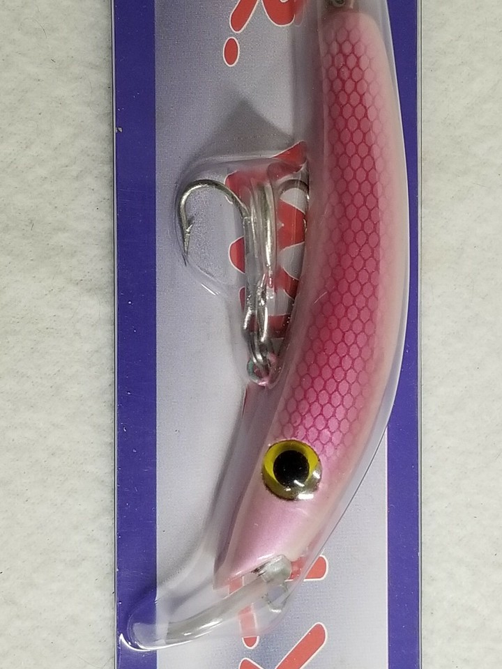 Tony Stetzko Sm. Mr Wiggly Pink Scale Salt Surf Lure 1 oz. NOS 5.75 ...