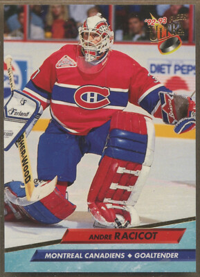 1992-93 Fleer Ultra #332 Andre Racicot Montreal Canadiens | eBay