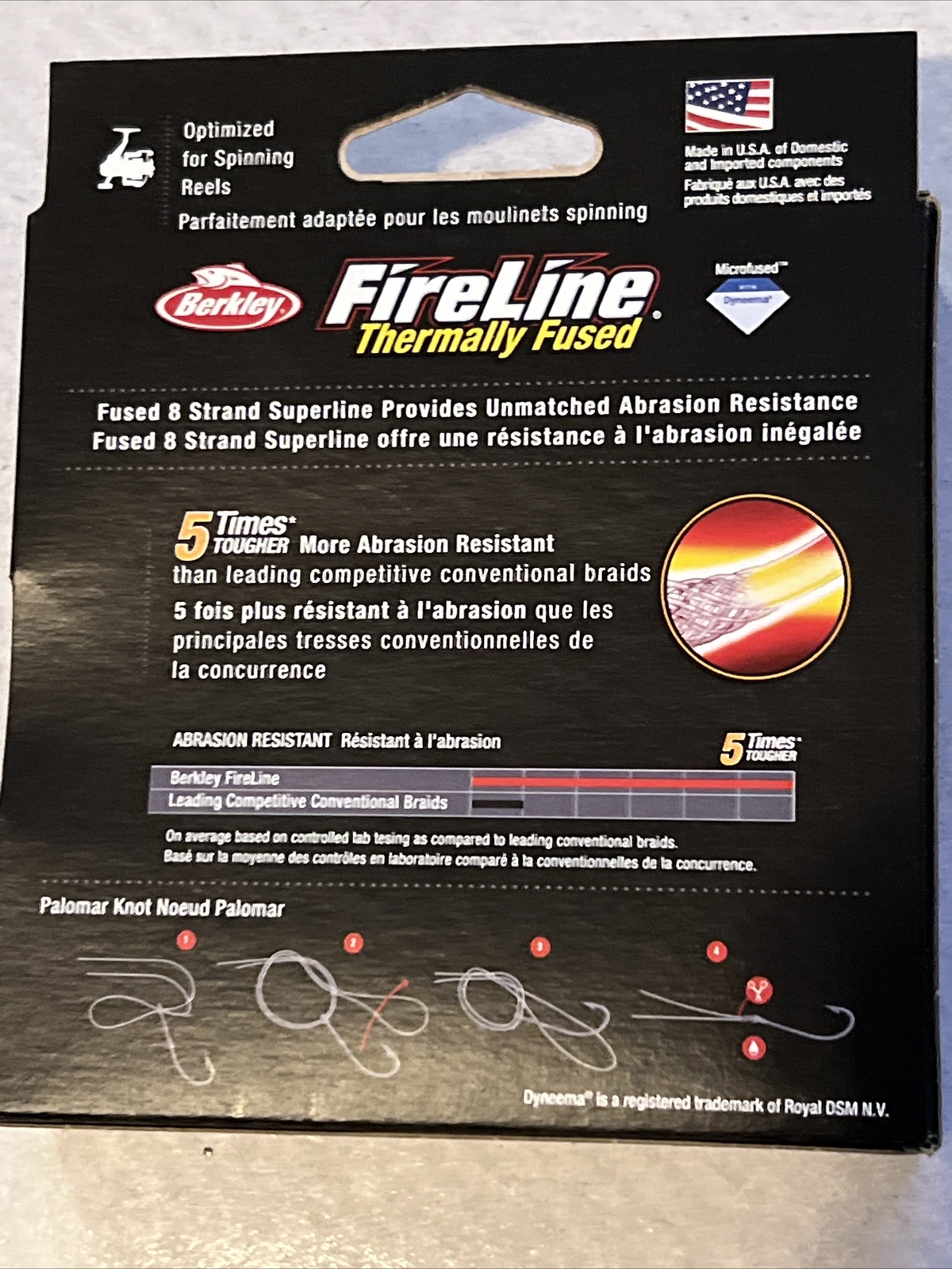 Berkley 8lb Fireline Thermally Fused Tough 125 yards Smoke | eBay
