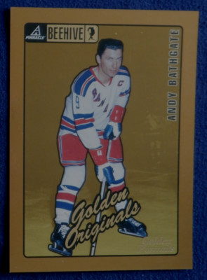 Andy Bathgate Pinnacle Beehive oversize 5 x 7 Golden Originals card 62 ...