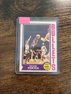 1974-75 Topps Basketball Kevin Porter #12 Washington Bullets | eBay