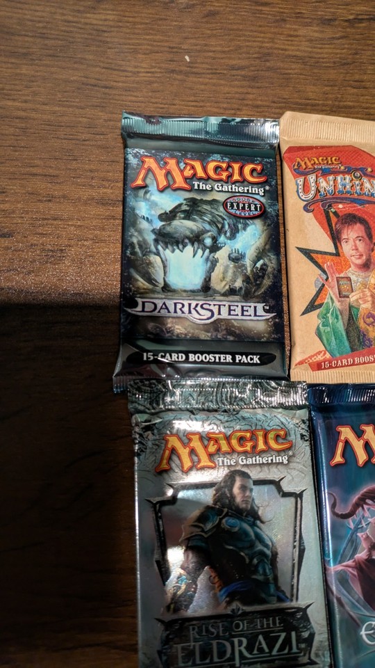 Lot of 6 Vintage Magic The Gathering MTG Packs - Unopened Booster Packs ...