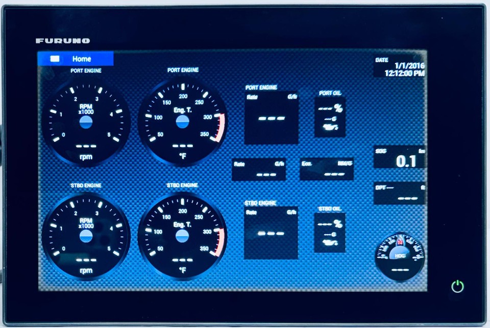 Furuno TZTL12F TZtouch2 12" Multi Function GPS Display | eBay