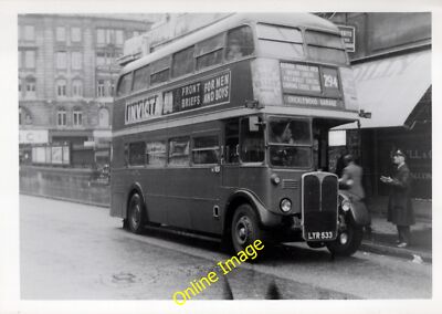 Photo Bus Darkroom London Transport LYR533 RT 3314 Route 294 ...