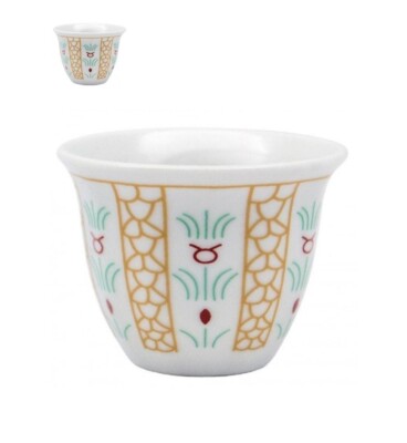 Turkish Arabic Palestinian Coffee 6 Cups old Design فنجان قهوة عربية ...