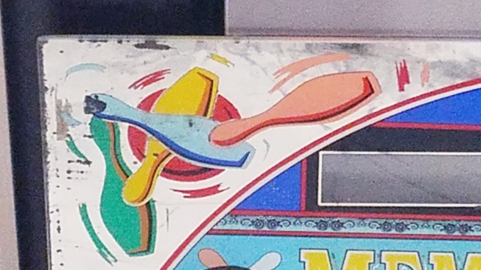 Vintage 1978 Stern Memory Lane Pinball Machine Backglass PICK UP ONLY ...