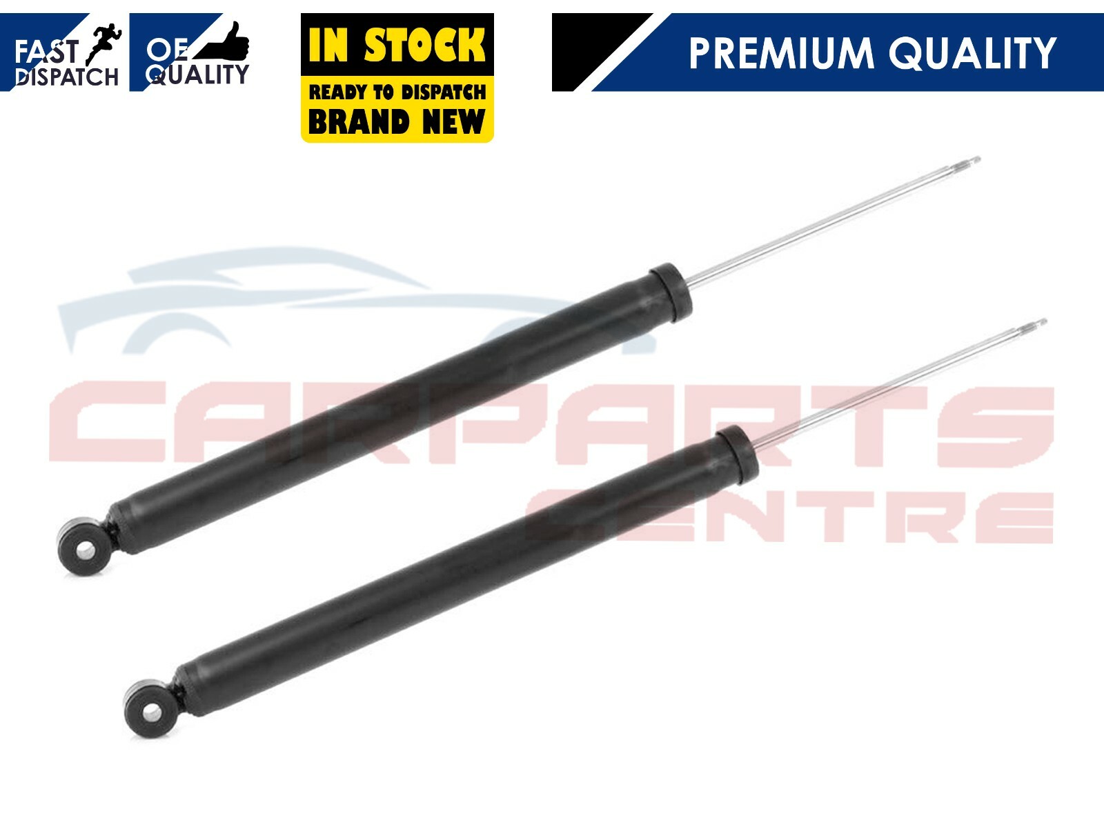 FOR VOLVO C30 S40 V50 2 REAR SHOCK ABSORBER STRUT DAMPER SHOCKERS PAIR ...