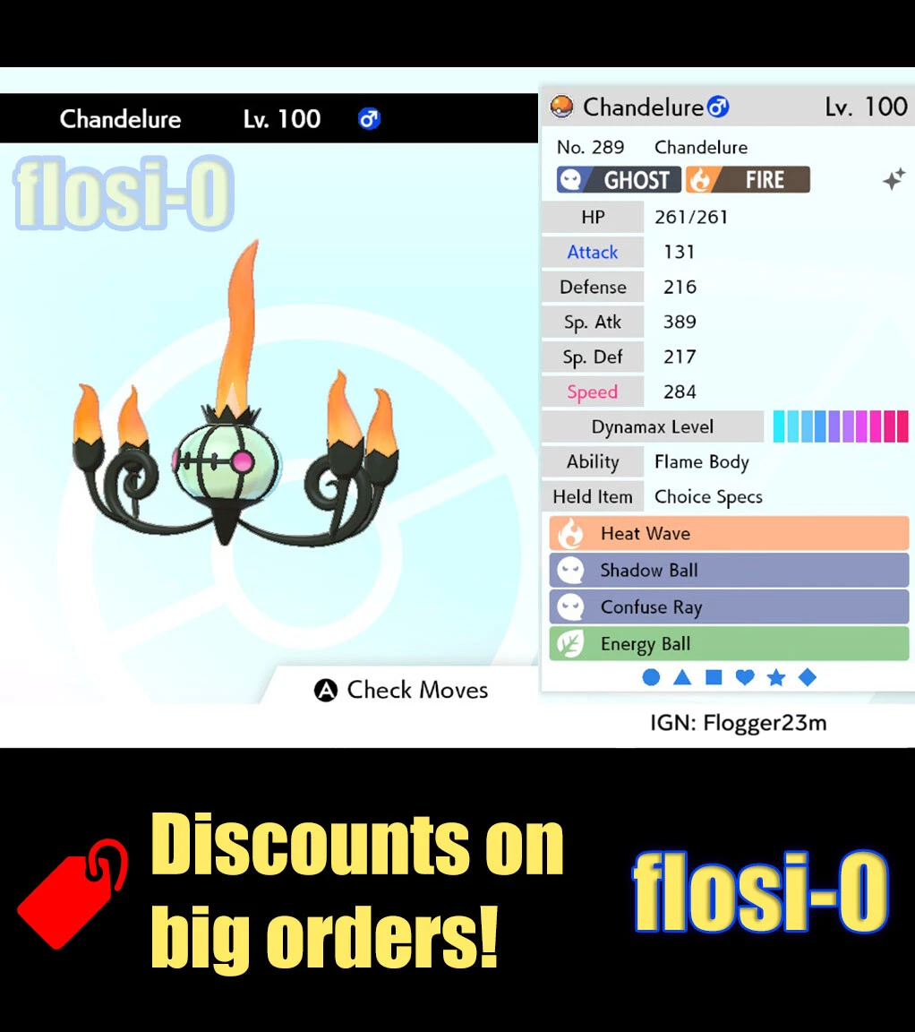 Pokemon Shiny Chandelure