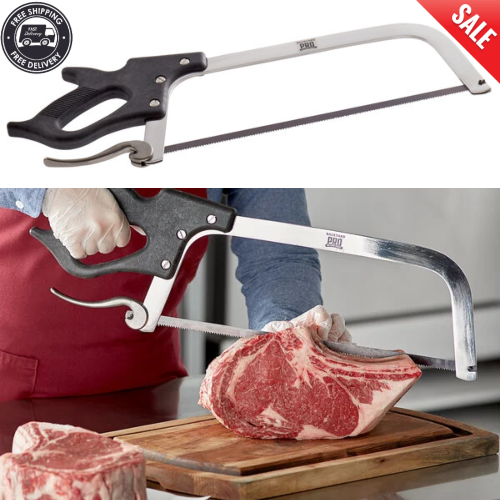 Commercial 16" Stainless Steel Butcher Hand Meat Saw Blade MS-16 ...