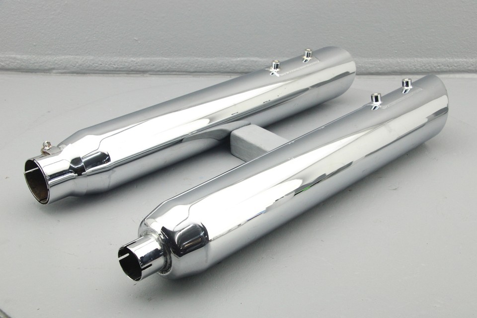 2004 Harley Electra Glide D&D BOARZILLA 2 INTO 1 Exhaust W/ GHOST PIPE ...