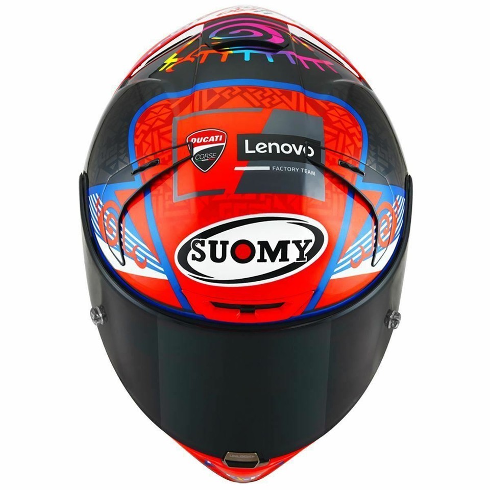 Suomy SR-GP Bagnaia Replica 2021 Helmet w/ Sponsor Logo - Large | eBay