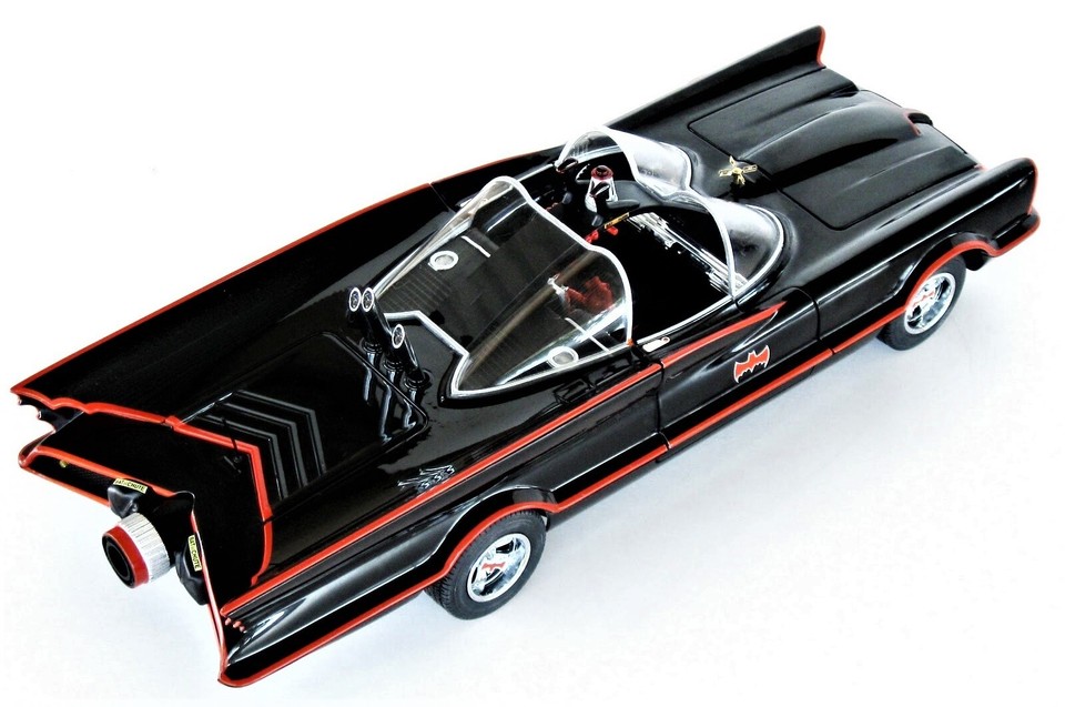 Batman Batmobile Race Car Vintage Classic Dragster Custom Built Model 1 ...