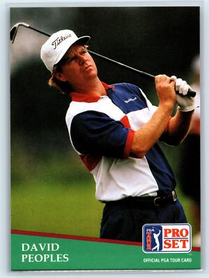 David Peoples 1991 Pro Set PGA Tour #37 | eBay