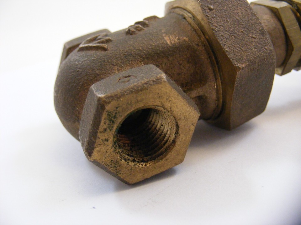 Milwaukee Valve Co. 1/4" Pipe Thread Gate Valve #1143 Brass Unused New ...