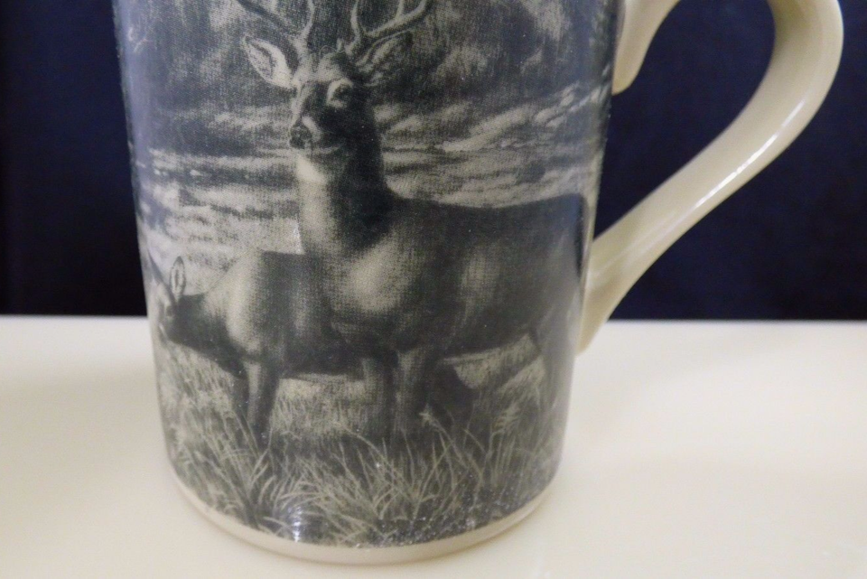 Whitetail Deer Coffee Tea Mug Cup Field & Stream Buck Doe Hunting ...