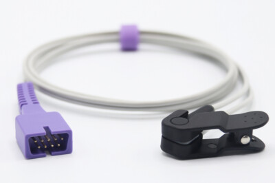 Nellcor Oximax 9pins reusable ear clip spo2 sensor 1m | eBay