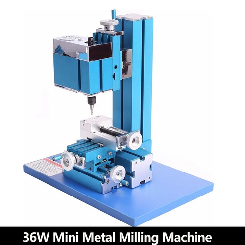 Mini Metal Milling Machine Motorized Metalworking Benchtop Woodworking ...