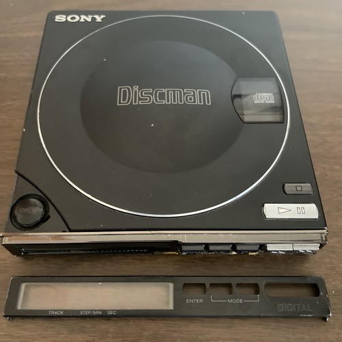 Vintage Sony Discman D-10 Black CD Compact Disc Player Untested for ...