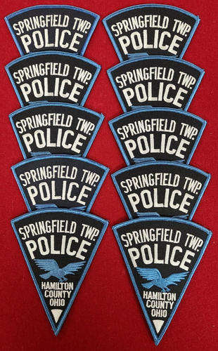 SPRINGFIELD TOWNSHIP OHIO Patch Lot Trade Stock 10 Police Patches ...