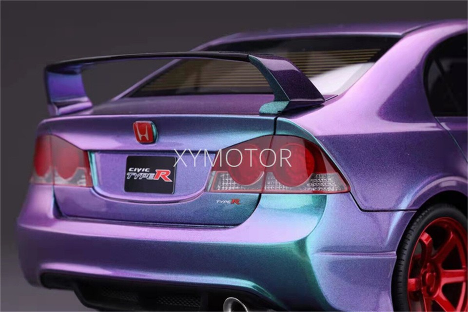 One Model 1/18 Honda CIVIC TYPE-R FD2 Chameleon Resin Diecast Model Car ...