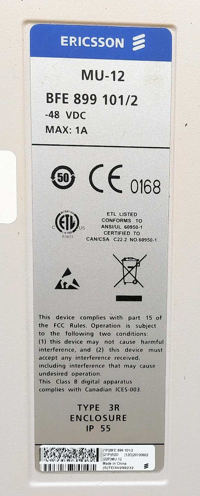 Ericsson MU-12 Wireless Terminals BFE 899 101/2 for sale online | eBay