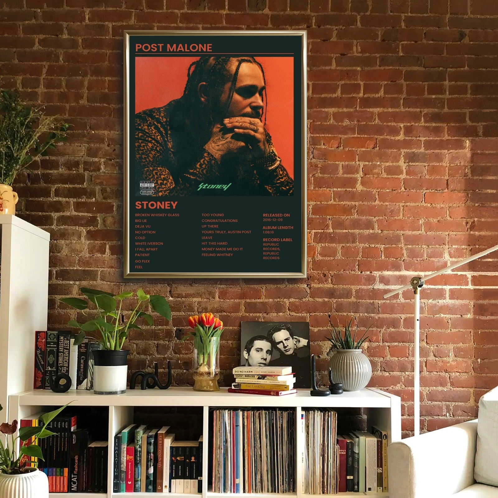 Post Malone - Stoney Album Cover Music Poster. Great gift! | ID ...