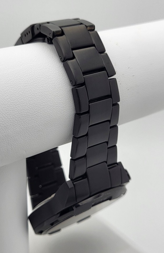 Fossil FS5851 Men's Bronson Chronograph Black Stainless Steel Watch ...