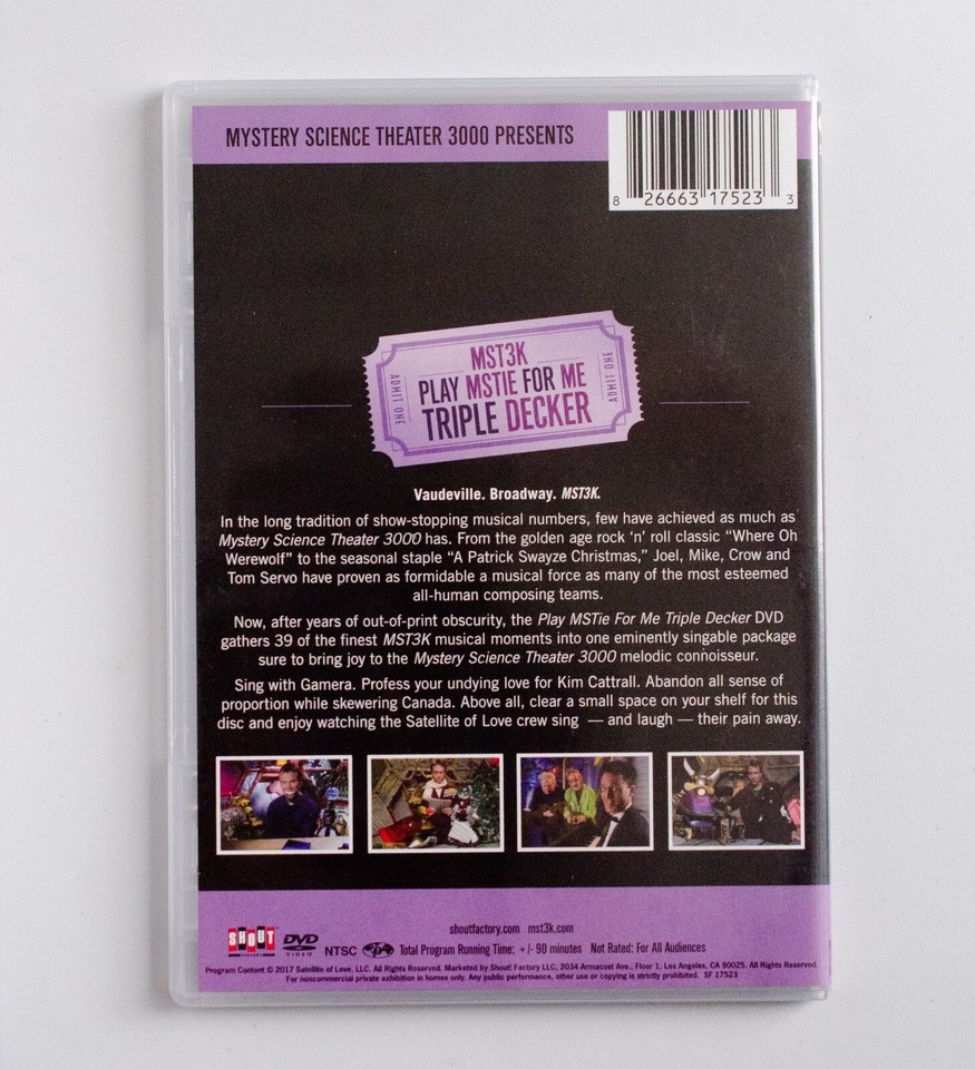 Mystery Science Theater 3000 Presents Play MSTie for Me Triple Decker ...