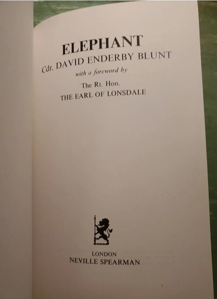 ELEPHANT Commander David Blunt African hunter Elephants Hunting Hunters ...