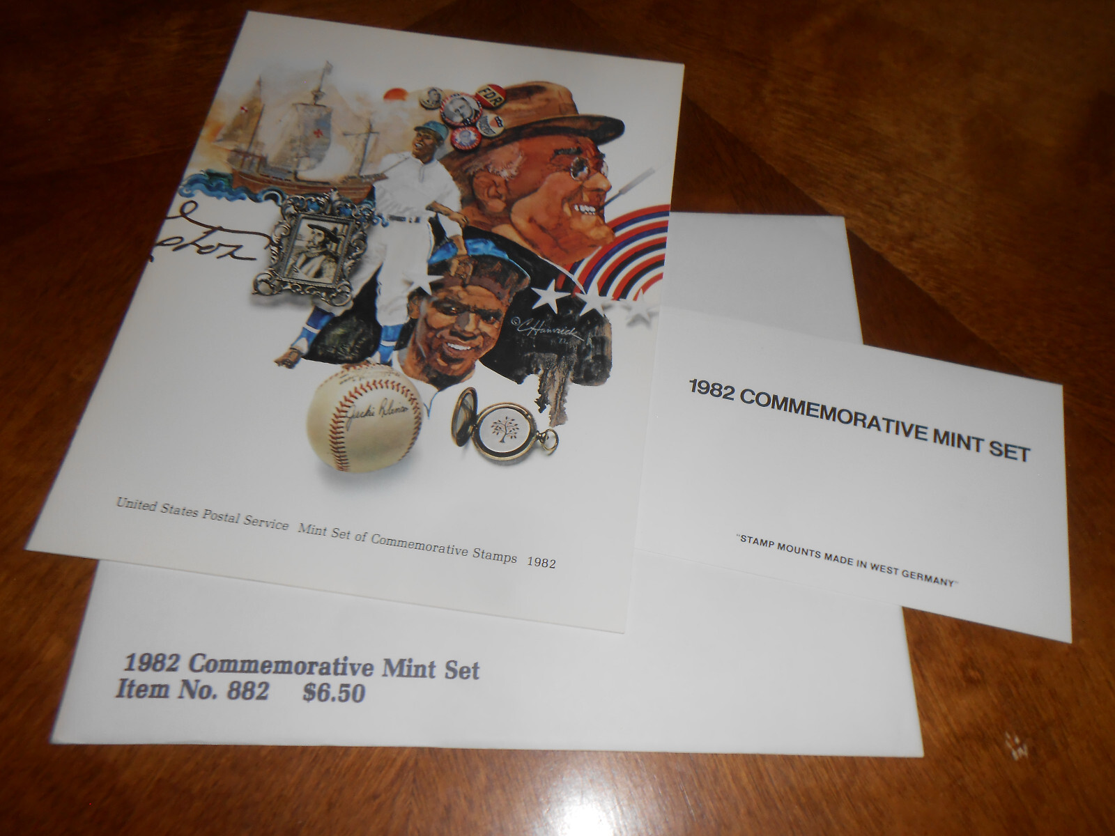 1982 USPS Commemorative Stamp Collection - 29 Mint Stamps + Portfolio ...