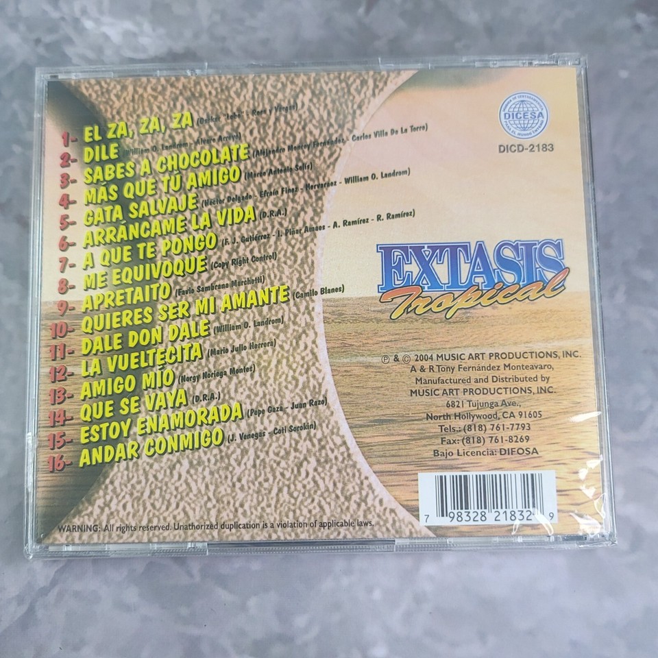 Extasis Tropical Vol. 2 CD New Sealed - SPANISH Dancing Tropical Mix ...