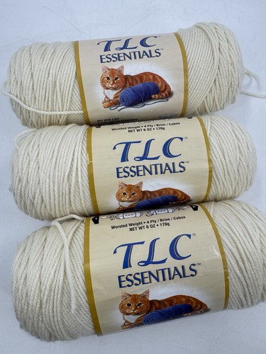 RED HEART YARNS TLC ESSENTIALS 2313 Aran Lot Of 3 Skeins | eBay