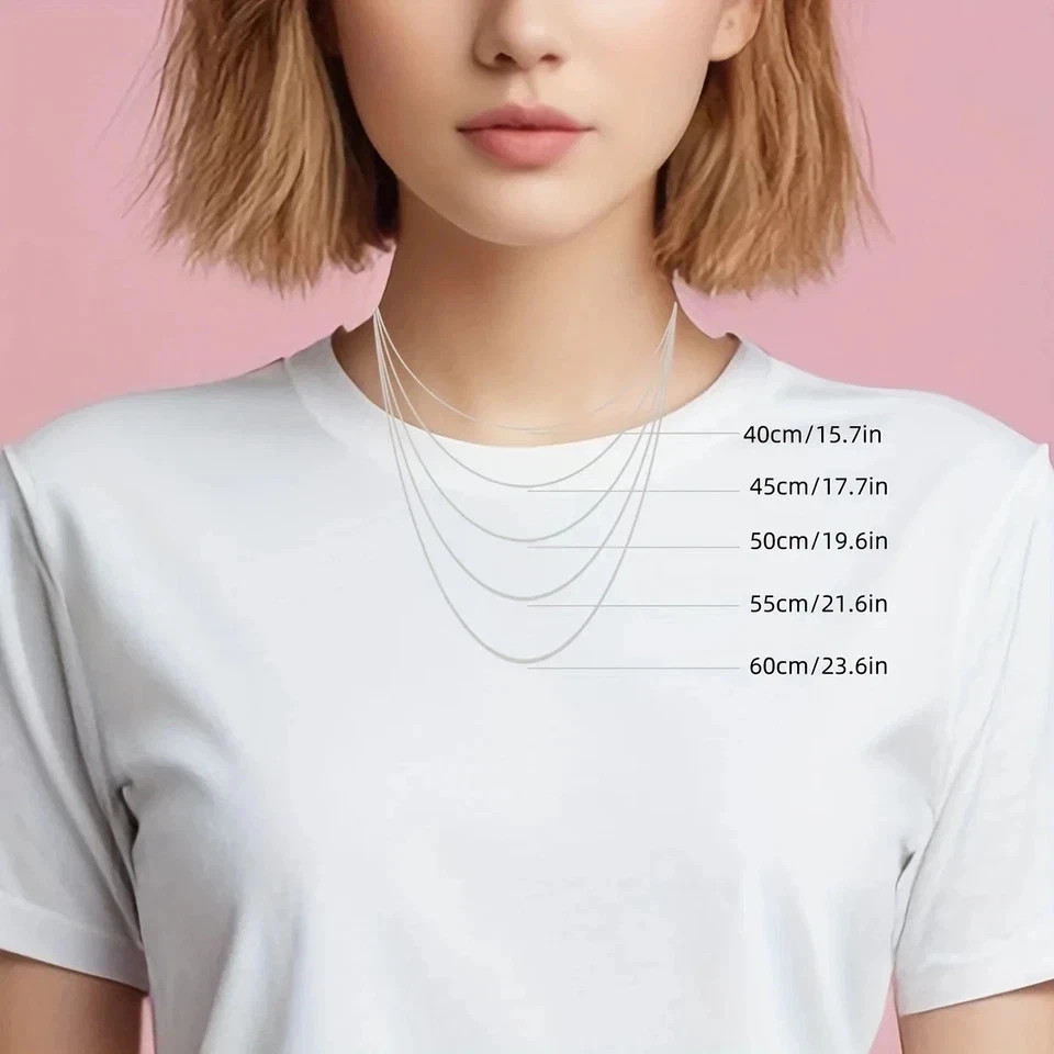 14K White Gold Plated Womens Box Chain Necklace 1.5mm Thick Lengths 18 ...