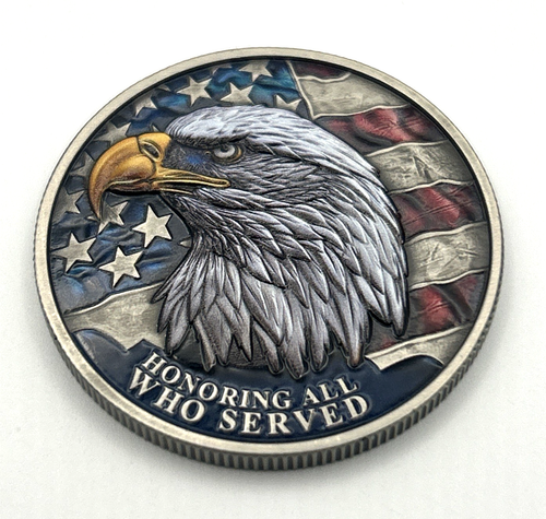 VETERAN Thank You Bald Eagle Coin | eBay