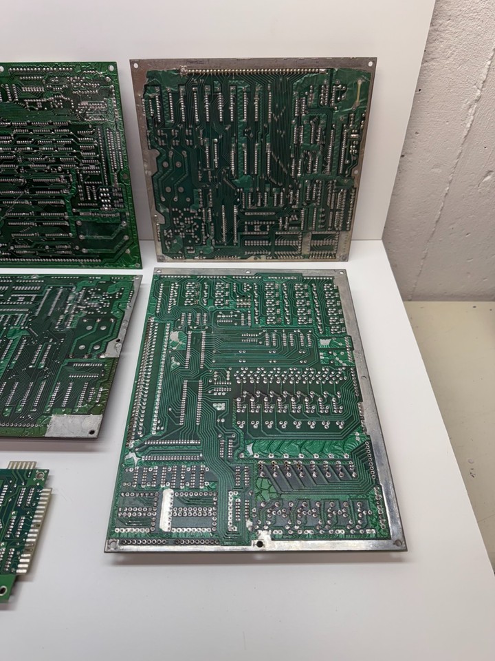 Williams System 3-7 Pinball CPU, Driver Circuit Board Lot x 8, Untested ...