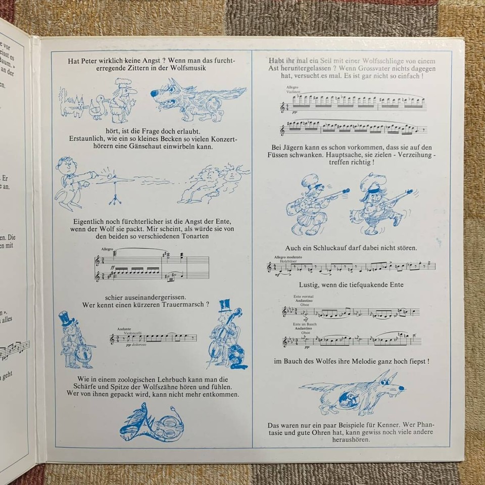 LP German Atlantis ATL95006 Prokofiev Peter and the Wolf [Gerd Albrecht ...