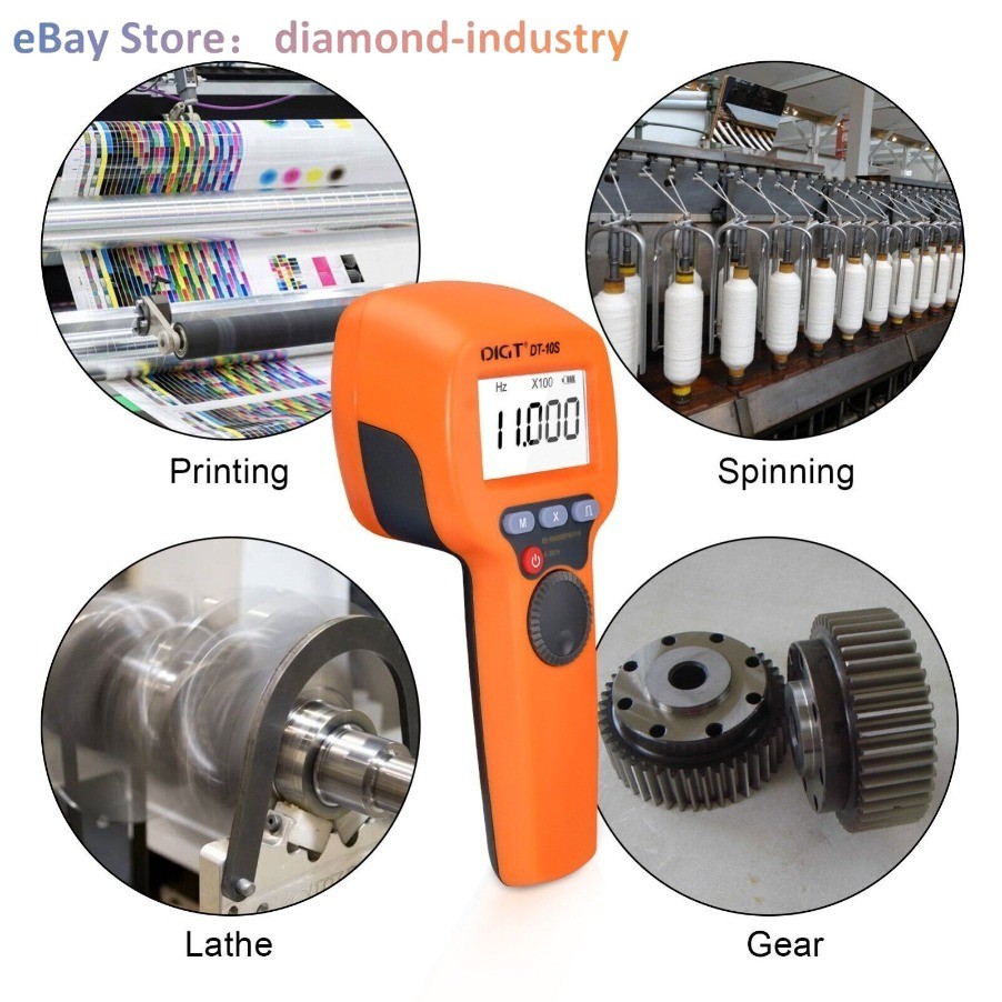 A 1PC Digital Handheld Stroboscope, LED Flash Strobe Tachometer,Speed ...