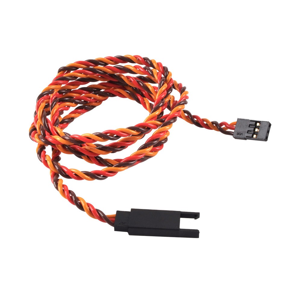 5PCS Twisted Wire Extension Cable 15cm 30cm 100cm For RC Model Airplane ...