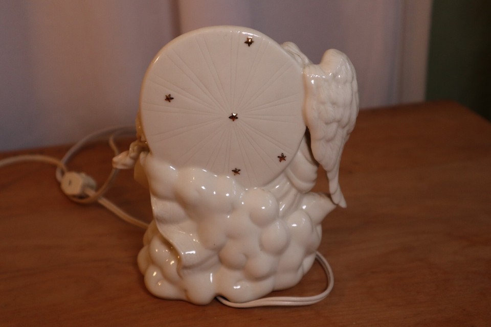Porcelain Angel and Cherub Lamp Night Light | eBay